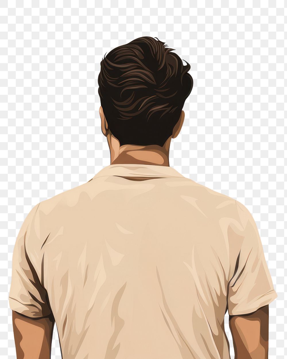 PNG Back portrait adult man. | Premium PNG - rawpixel
