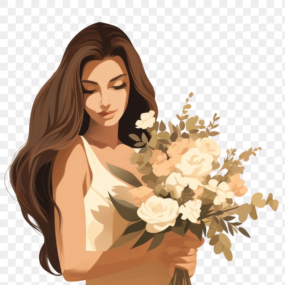 PNG Portrait flower adult plant. | Free PNG - rawpixel