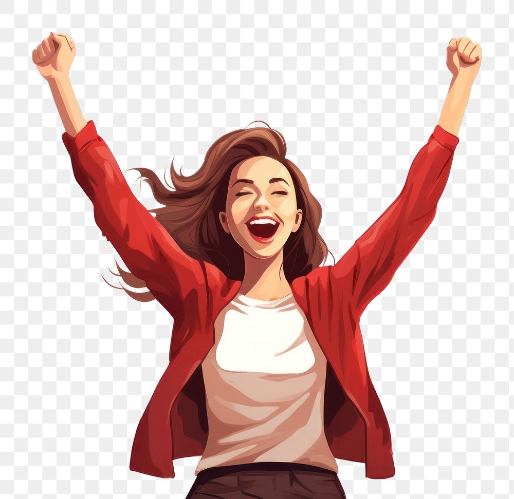 PNG Adult achievement relaxation excitement. | Premium PNG - rawpixel