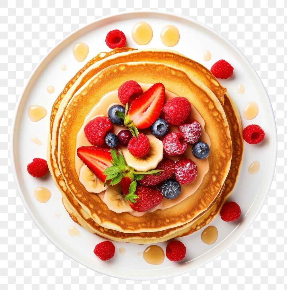 PNG cute pancake berry fruit | Premium PNG - rawpixel