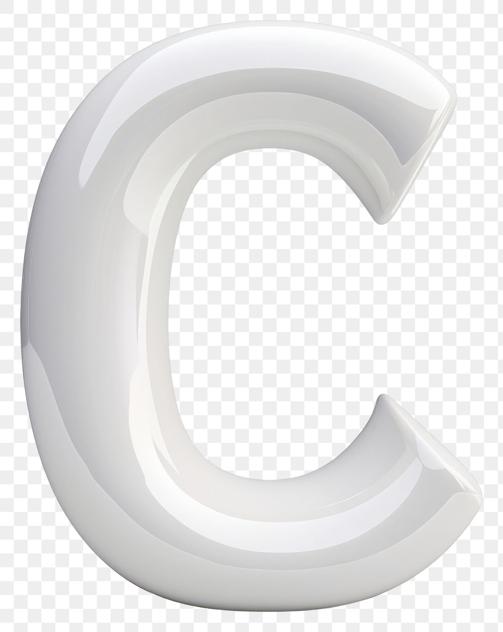 PNG Letter C shape white | Premium PNG - rawpixel