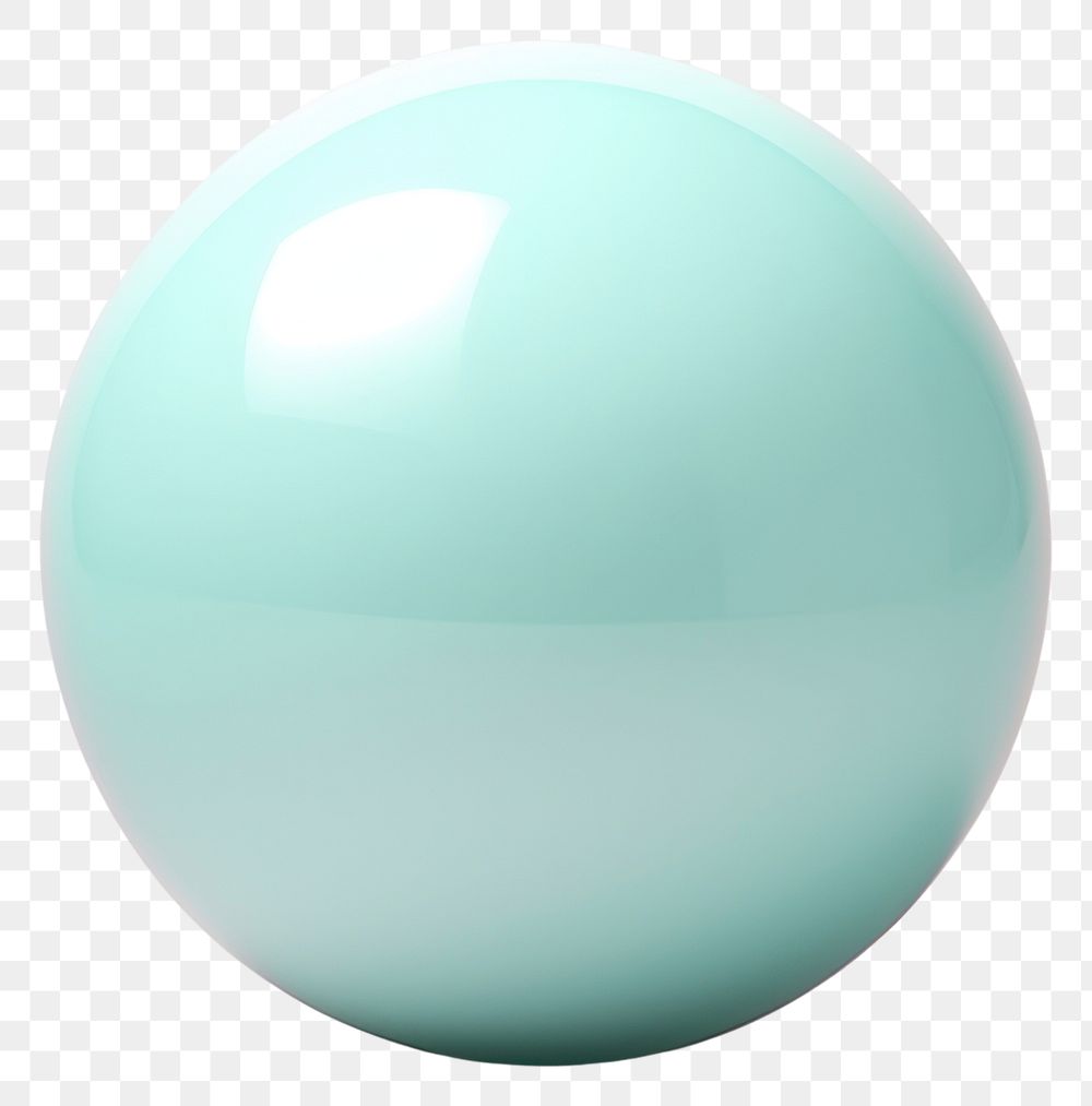 PNG Sphere shape turquoise white | Premium PNG - rawpixel
