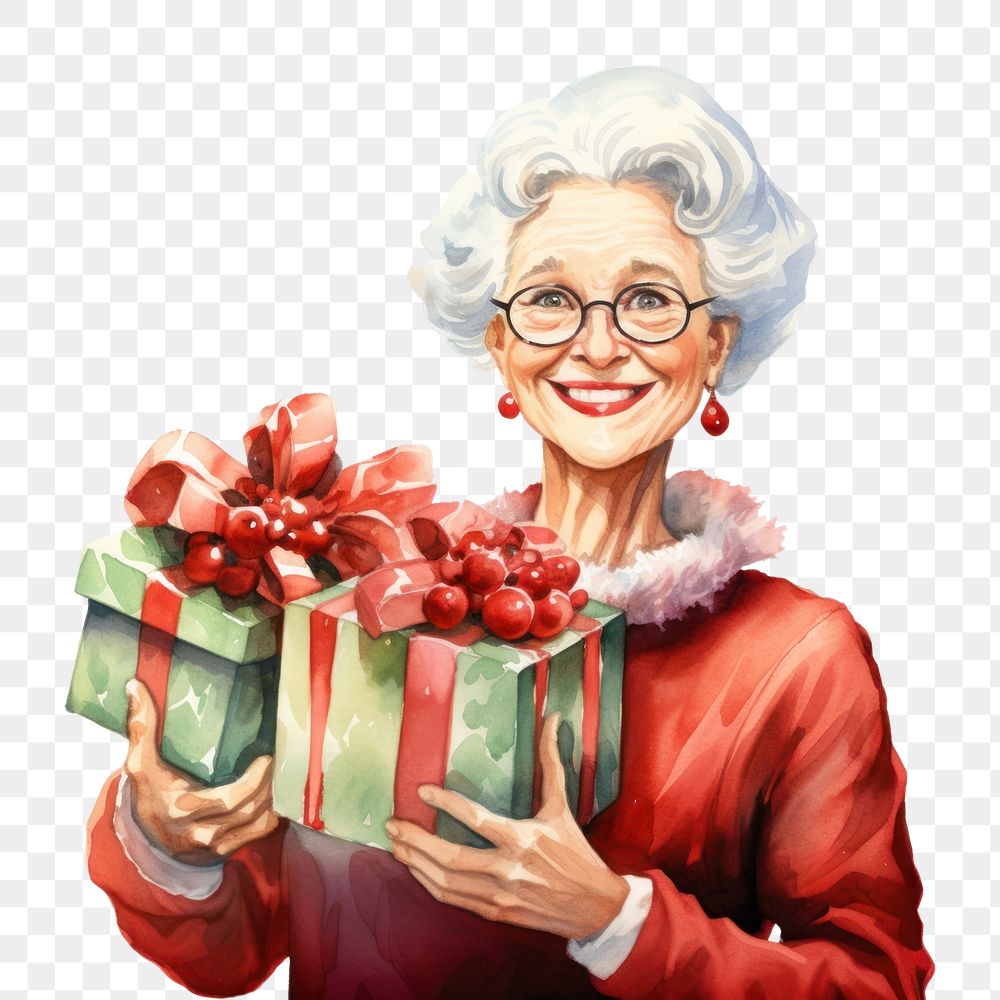 PNG Mrs Claus christmas cheerful | Free PNG - rawpixel