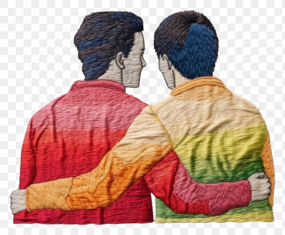 Adult art representation togetherness. | Free PNG - rawpixel