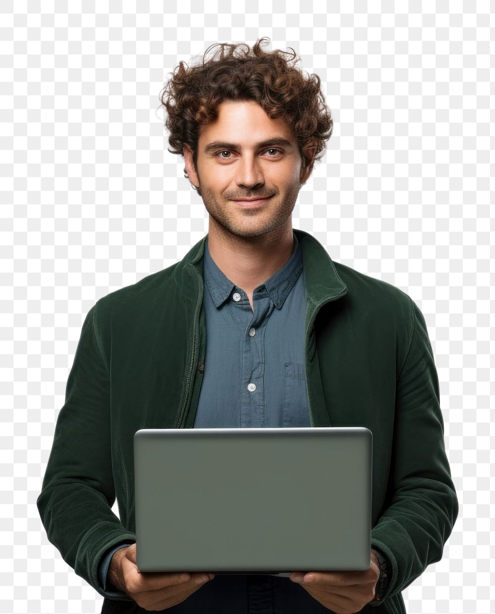 PNG Man portrait laptop computer | Free PNG - rawpixel