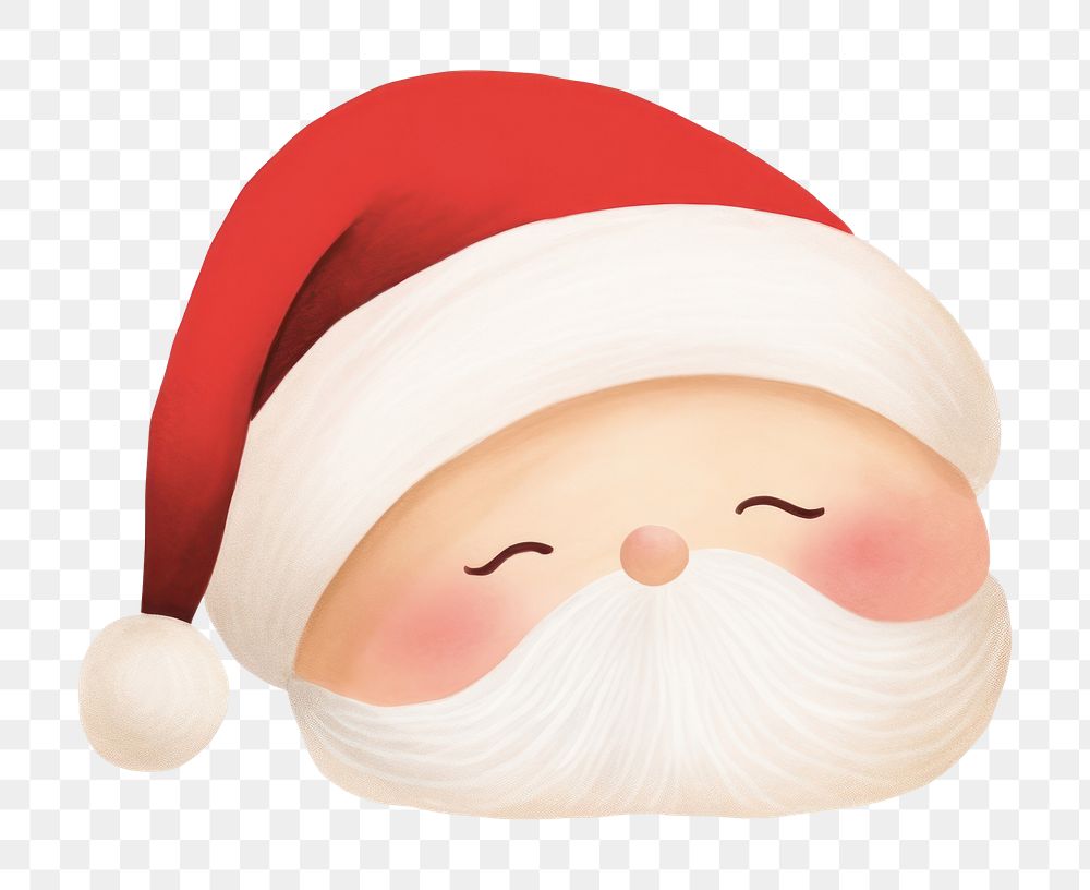 PNG Santa face red | Free PNG - rawpixel