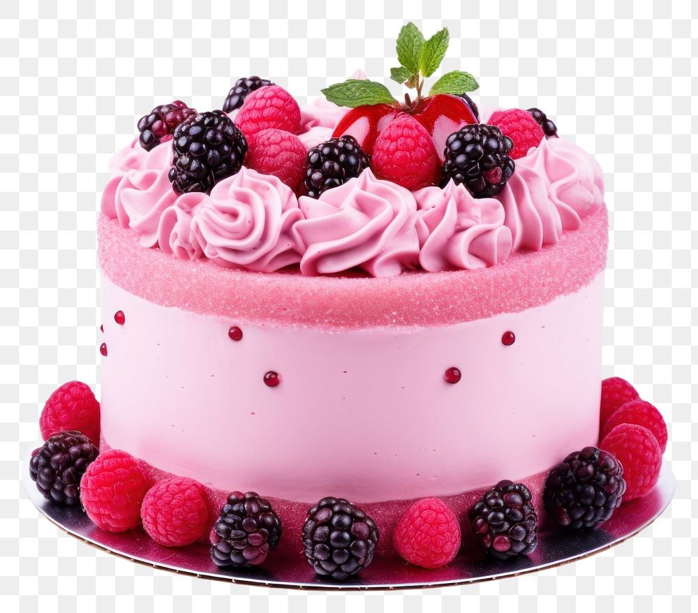PNG Cake raspberry dessert fruit | Premium PNG - rawpixel