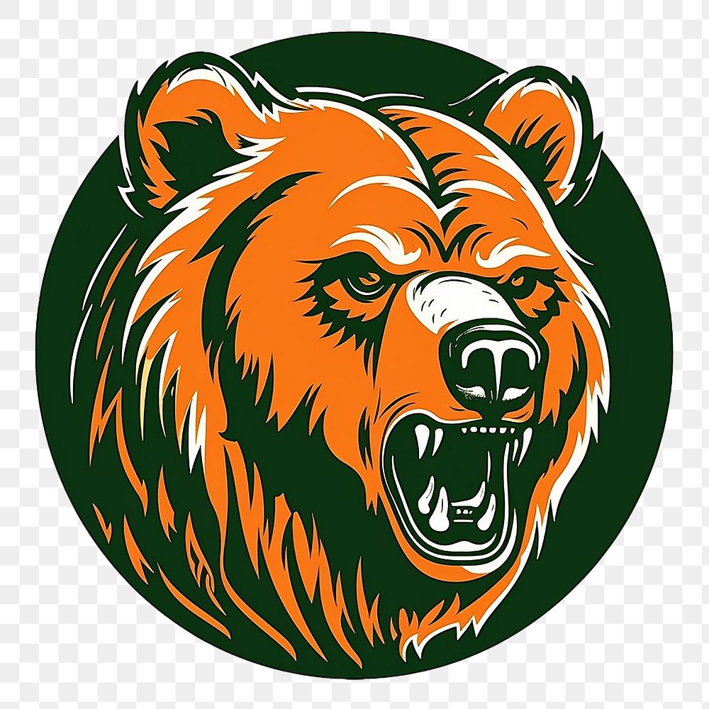 PNG Bear logo mammal representation | Free PNG - rawpixel