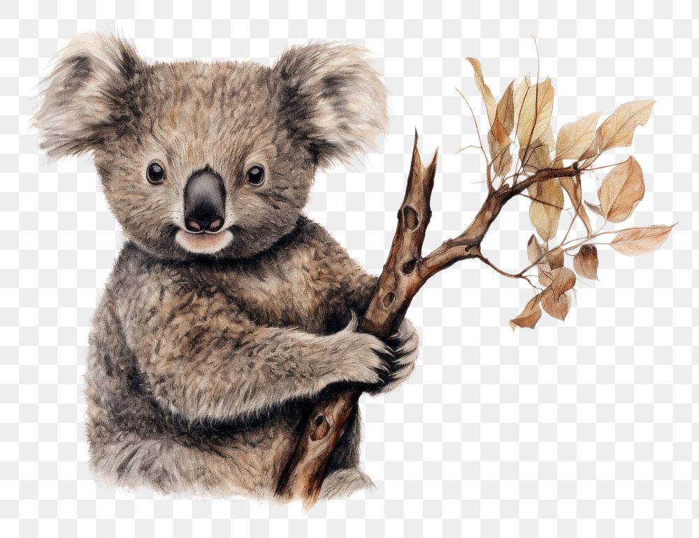 PNG Koala wildlife animal mammal. | Free PNG - rawpixel