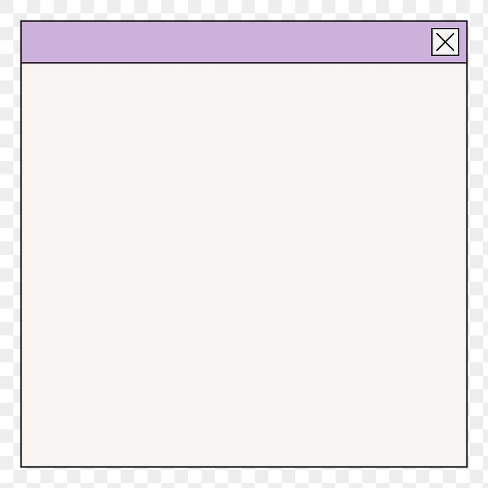 PNG Purple pop-up window frame | Premium PNG - rawpixel