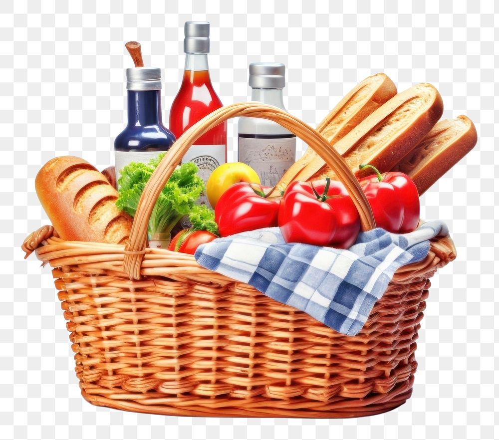 PNG Baking equipment basket picnic | Free PNG - rawpixel