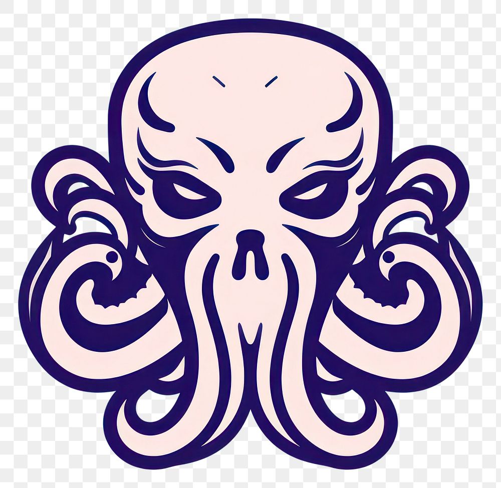 PNG Octopus logo art cephalopod. | Free PNG - rawpixel