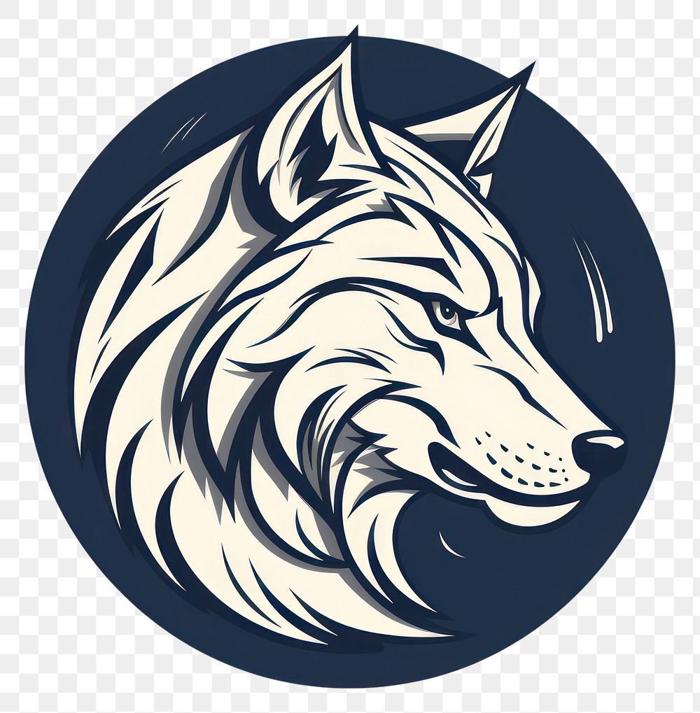 PNG Wolf logo animal mammal. | Free PNG - rawpixel