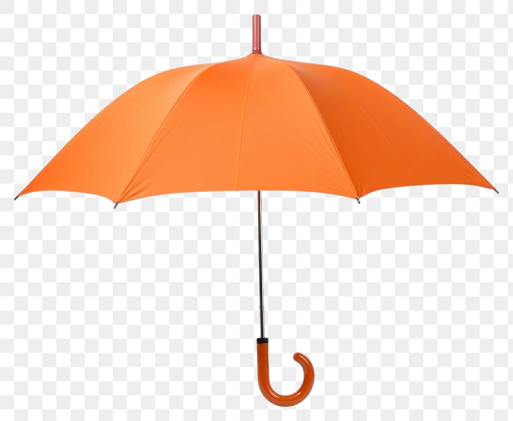 PNG Orange umbrella white background | Free PNG - rawpixel