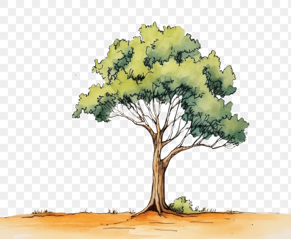 PNG Tree sketch cartoon drawing | Free PNG - rawpixel