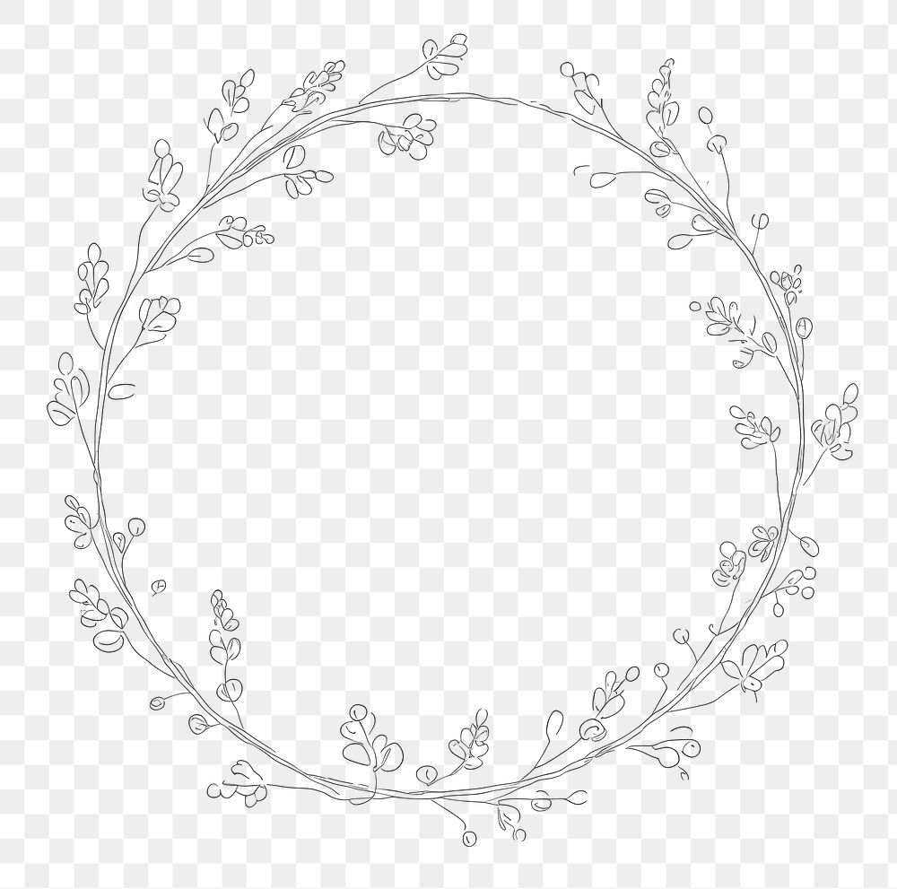 PNG Botanical pattern circle creativity. | Free PNG - rawpixel