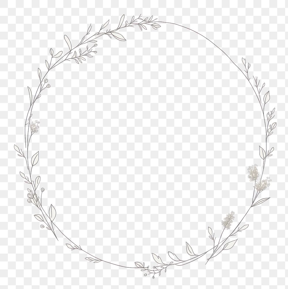 PNG Botanical pattern drawing circle. | Free PNG - rawpixel