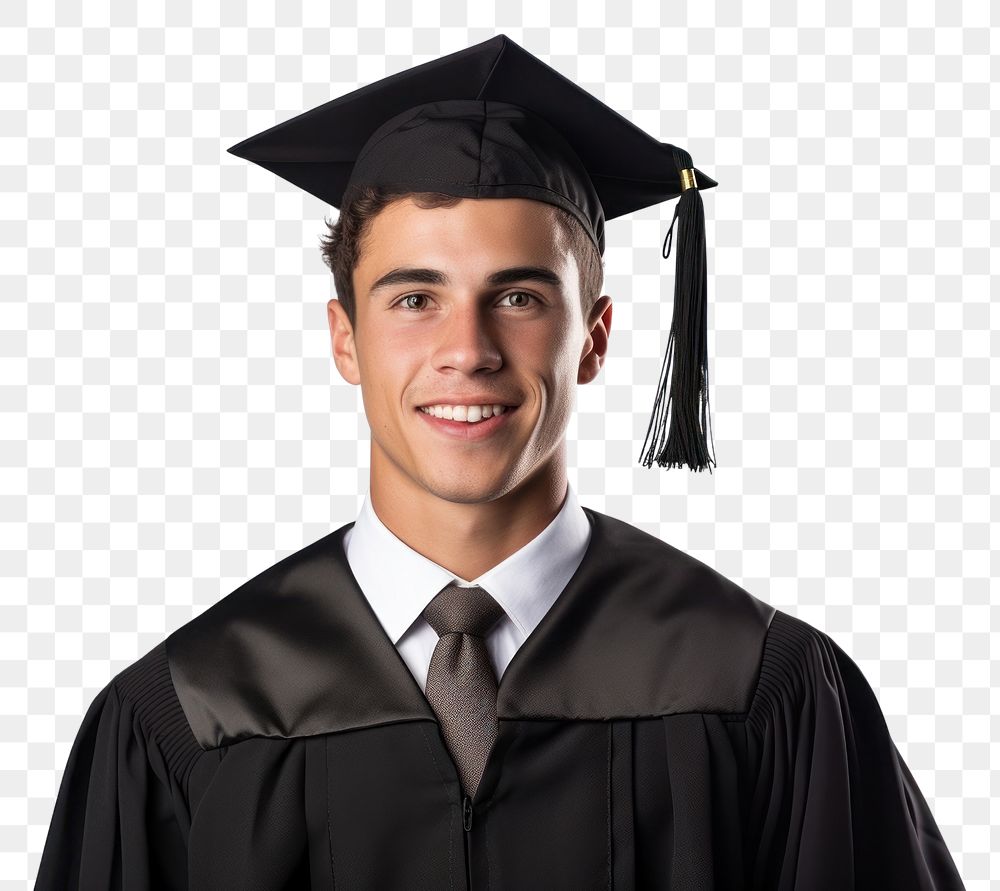 PNG man Wear graduation gown | Premium PNG - rawpixel