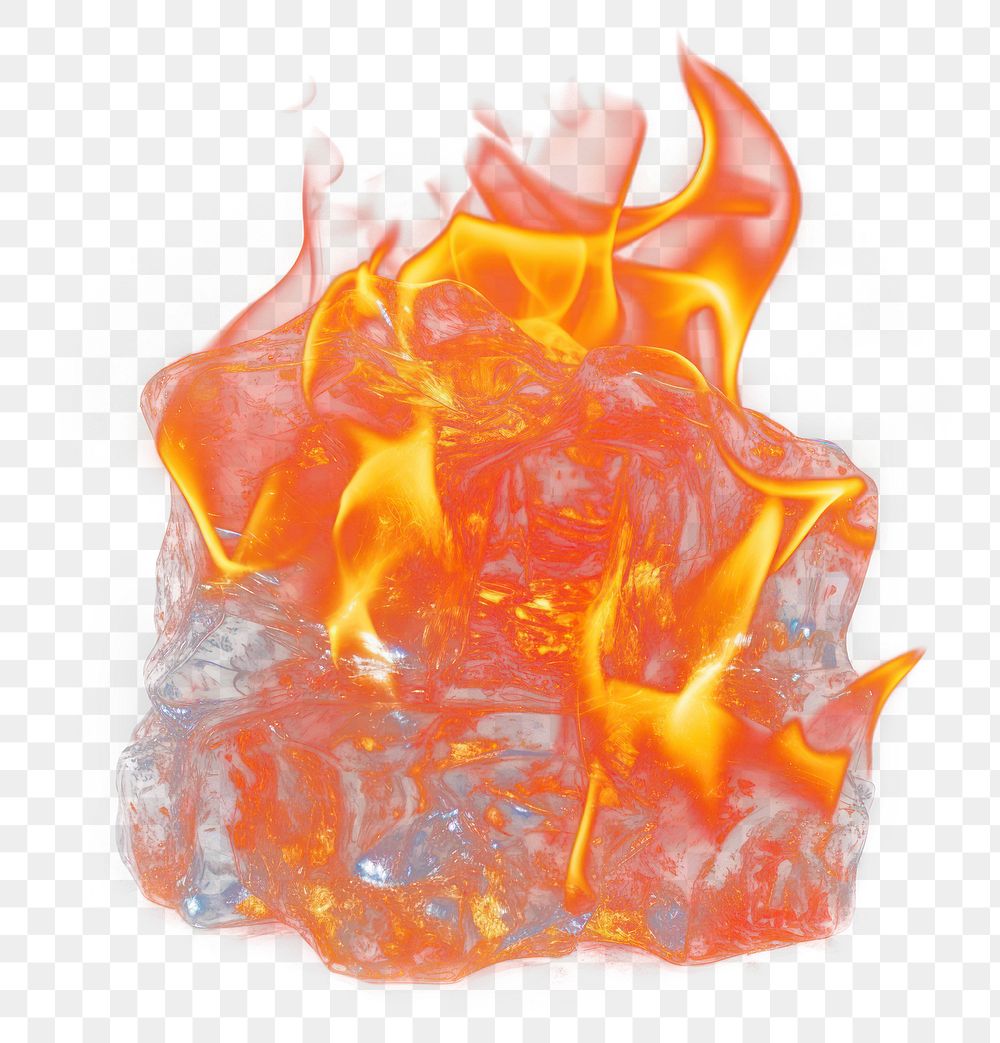 PNG Ice fire bonfire burning | Free PNG - rawpixel