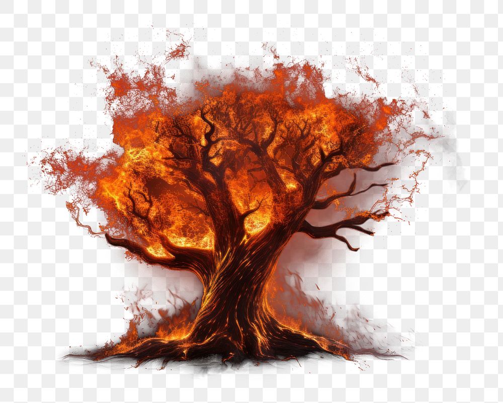 PNG Tree fire bonfire burning. | Premium PNG - rawpixel