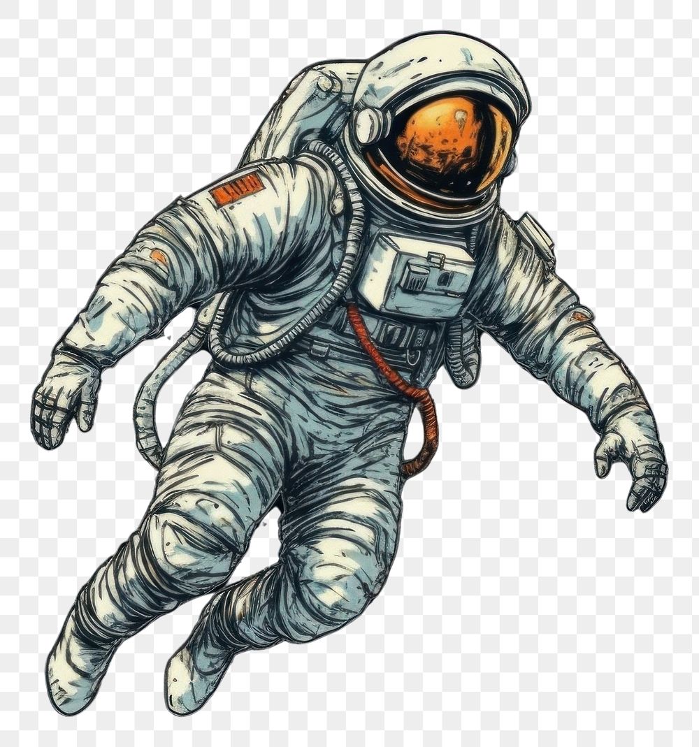 PNG Spaceman space illuminated futuristic. | Premium PNG - rawpixel