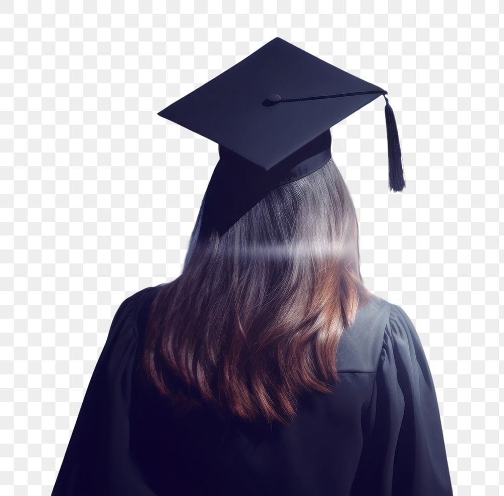 PNG Back woman student graduation | Free PNG - rawpixel