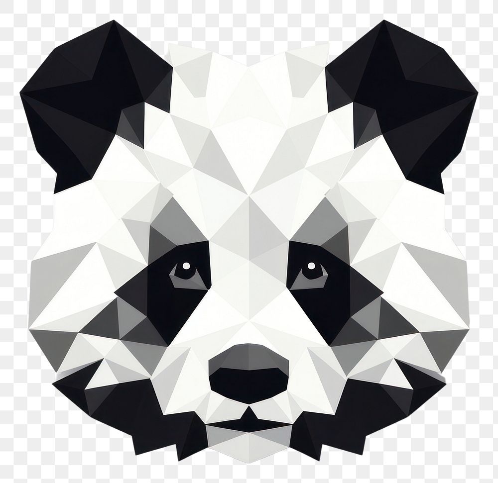 PNG Panda head art mammal | Free PNG - rawpixel