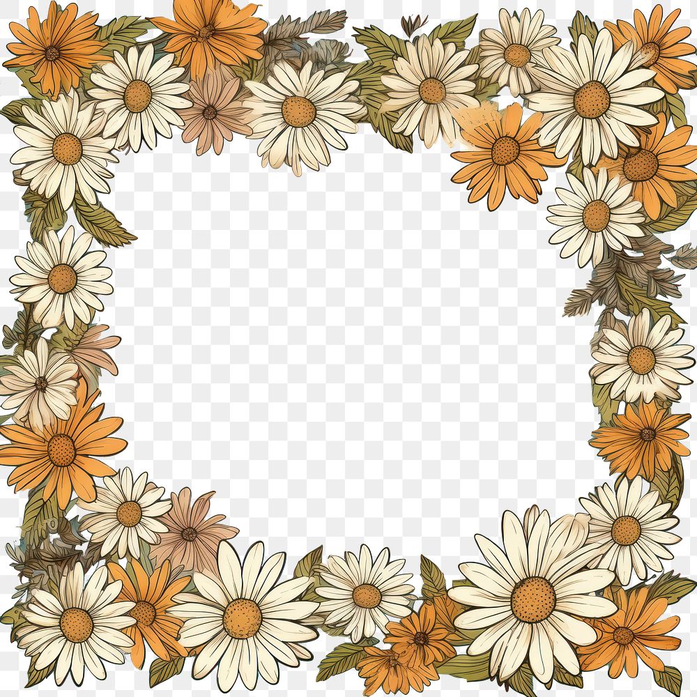 PNG Daisy backgrounds pattern flower. | Premium PNG - rawpixel