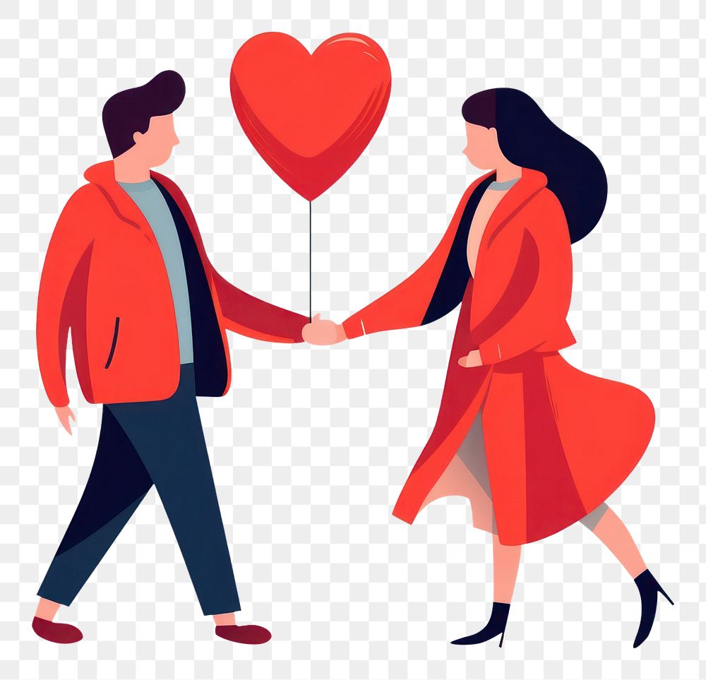 PNG Love cartoon adult heart. | Free PNG - rawpixel