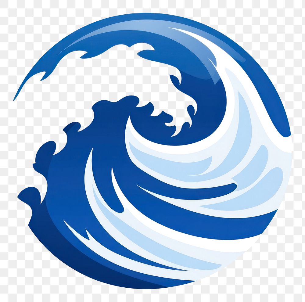 PNG Circle wave logo sea. | Free PNG - rawpixel