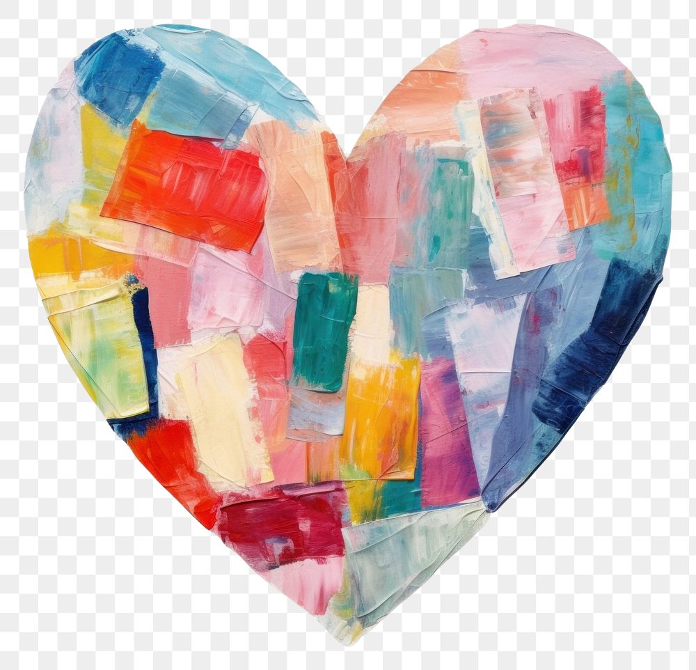 PNG Heart backgrounds painting shape. | Premium PNG - rawpixel