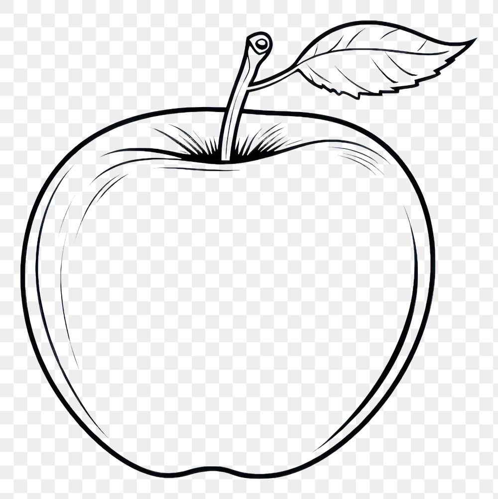 PNG Apple sketch drawing fruit. | Free PNG - rawpixel