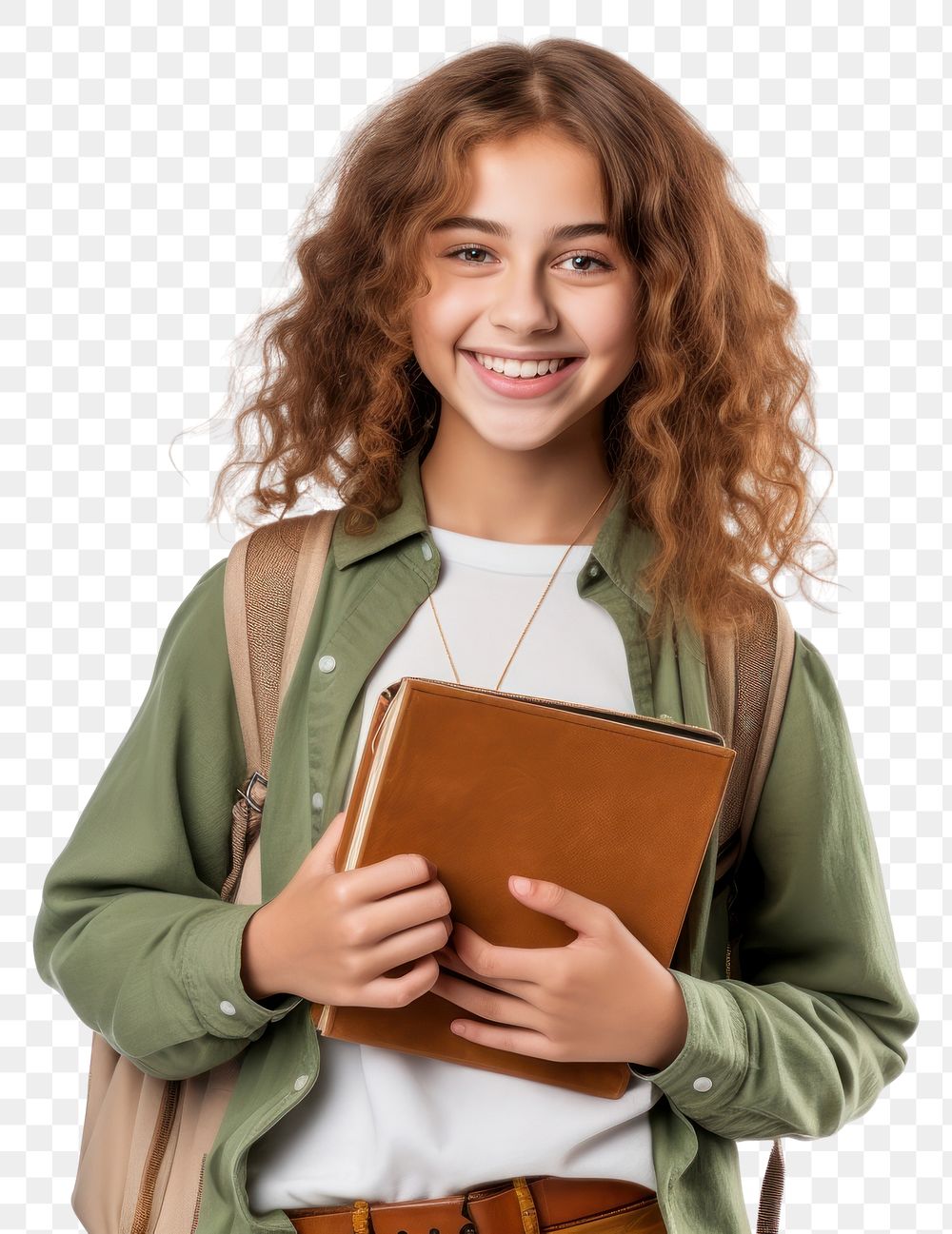PNG Young girl student smile | Free PNG - rawpixel