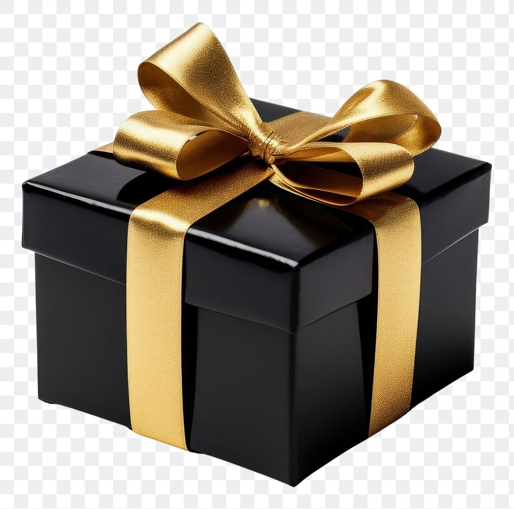 PNG Gift black gold box. | Premium PNG - rawpixel