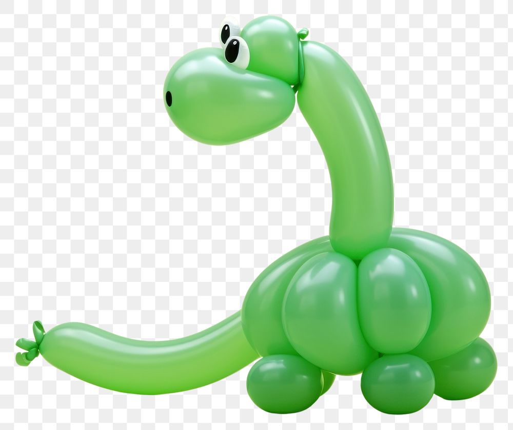 PNG dinosaur balloon twisted green | Premium PNG - rawpixel