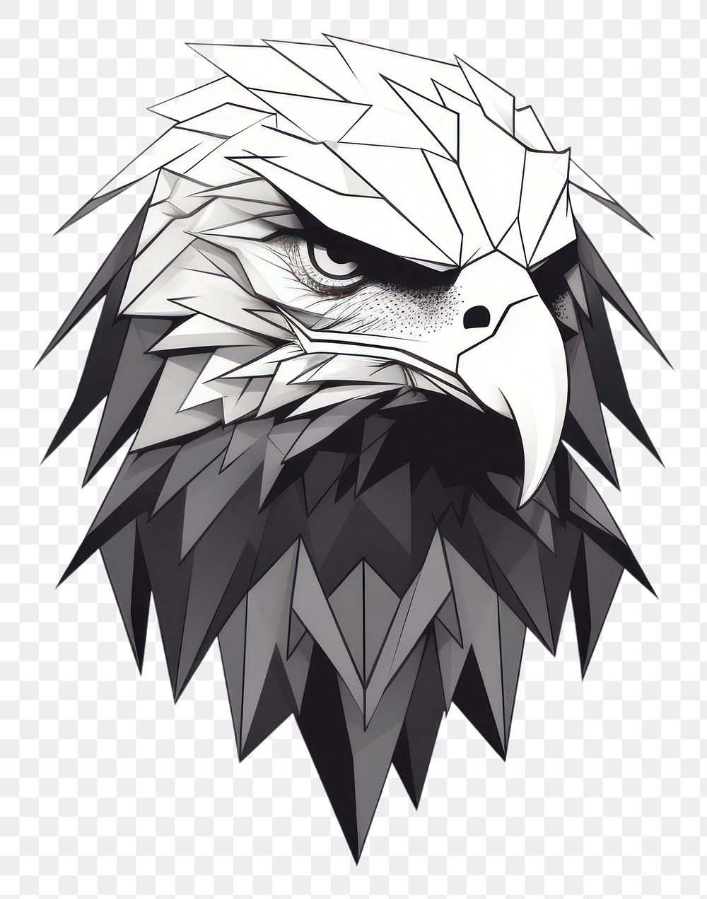 PNG Eagle face drawing animal | Premium PNG - rawpixel