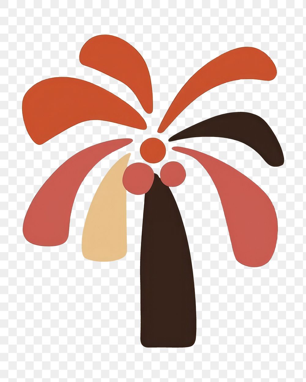 PNG Abstract coconut tree pattern | Free PNG - rawpixel