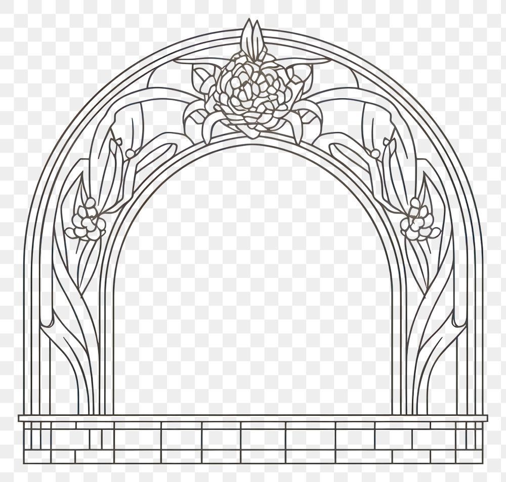 PNG Circle frame arch architecture | Free PNG - rawpixel