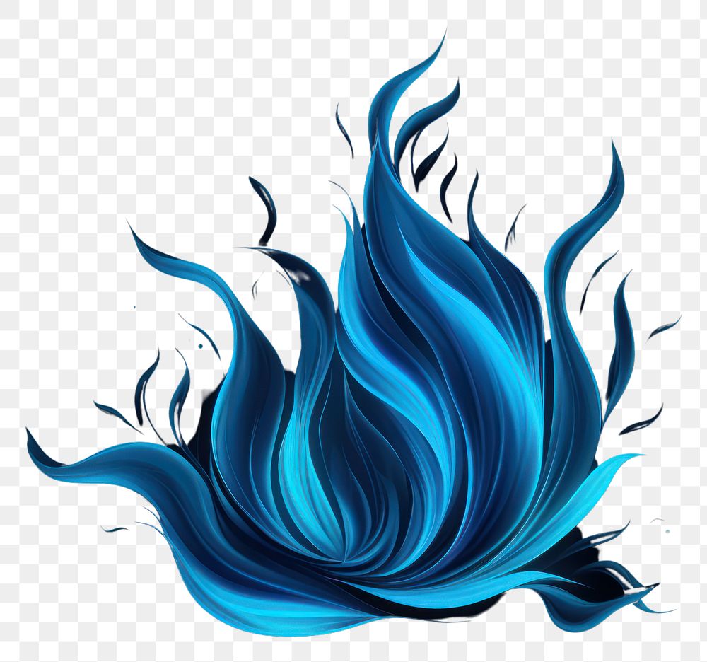 PNG Blue fire pattern night | Free PNG - rawpixel