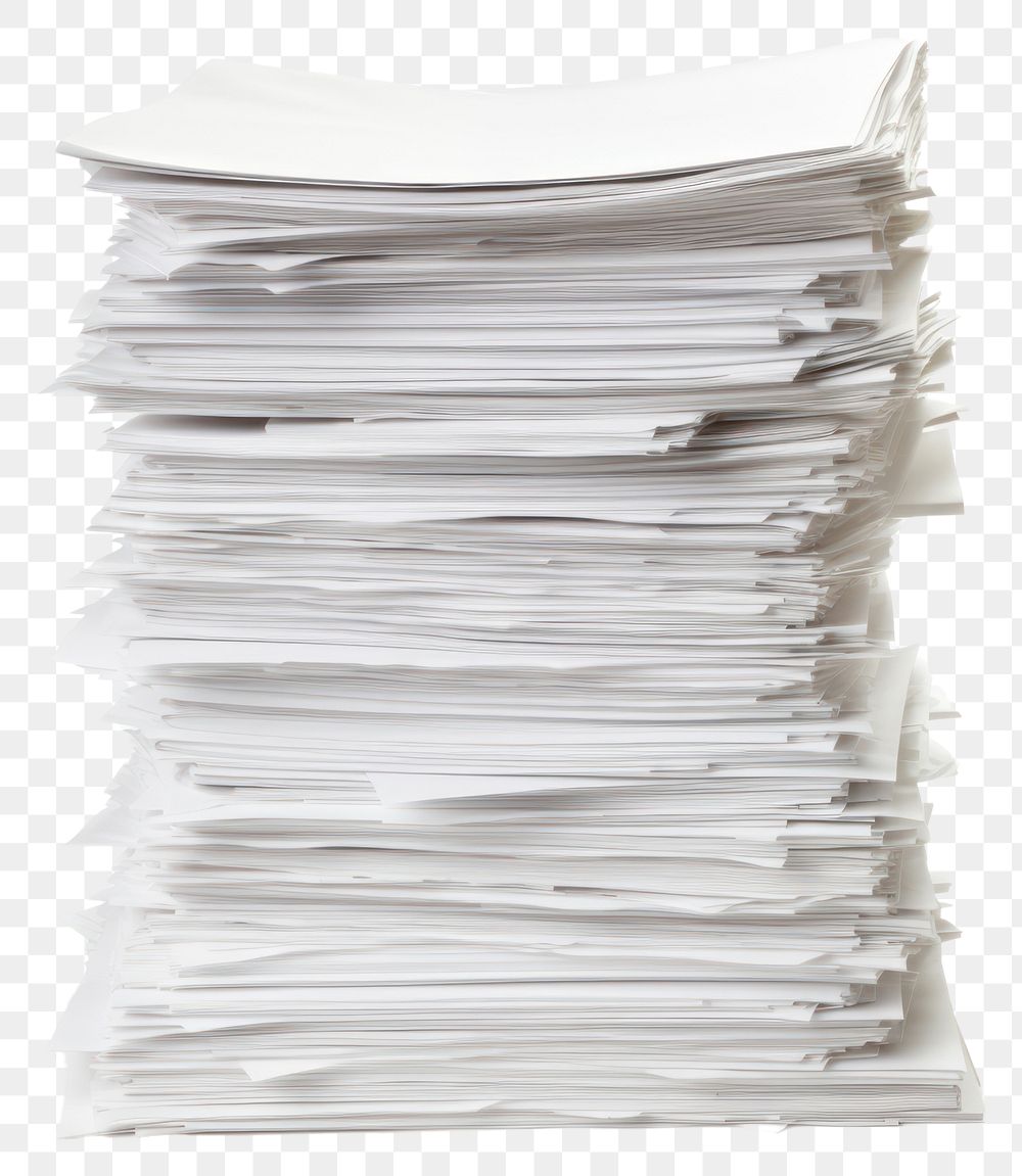 PNG Stack paper documents white | Free PNG - rawpixel