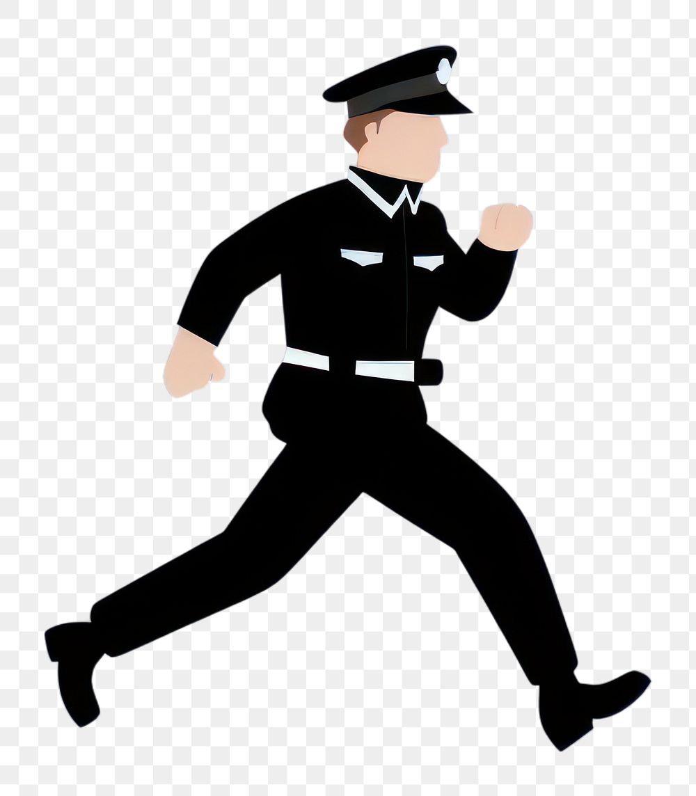 PNG Policeman running cartoon adult | Premium PNG - rawpixel