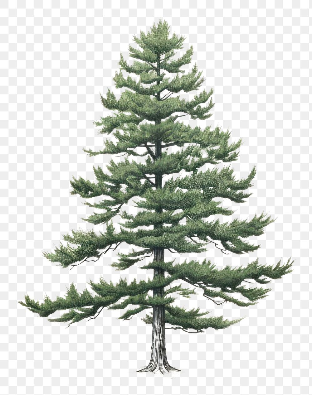 PNG Pine tree drawing sketch | Premium PNG - rawpixel