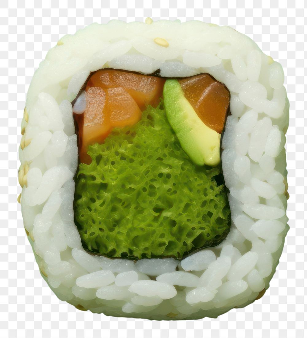 PNG Sushi green food rice. | Free PNG - rawpixel