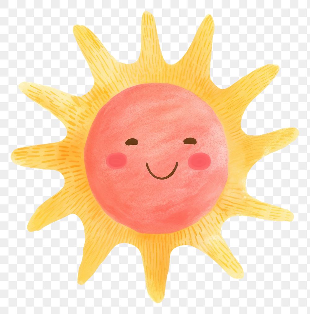 PNG Happy sun white background | Premium PNG - rawpixel