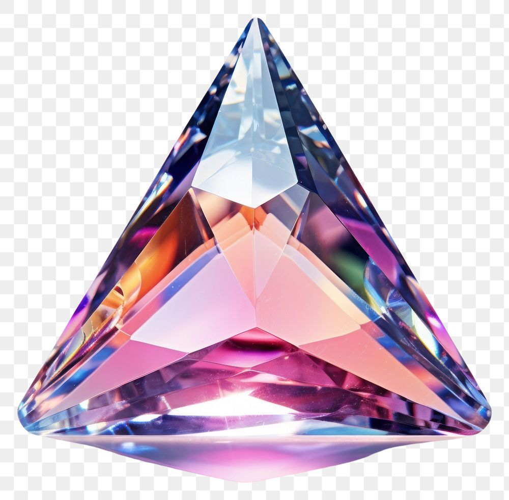 PNG Triangular gemstone crystal jewelry. | Premium PNG - rawpixel