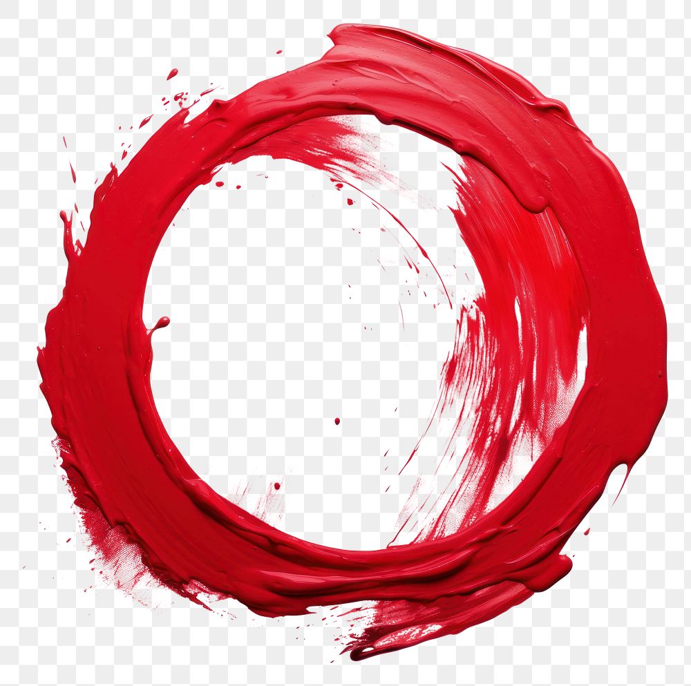 PNG Flat red paint brushstroke | Premium PNG - rawpixel