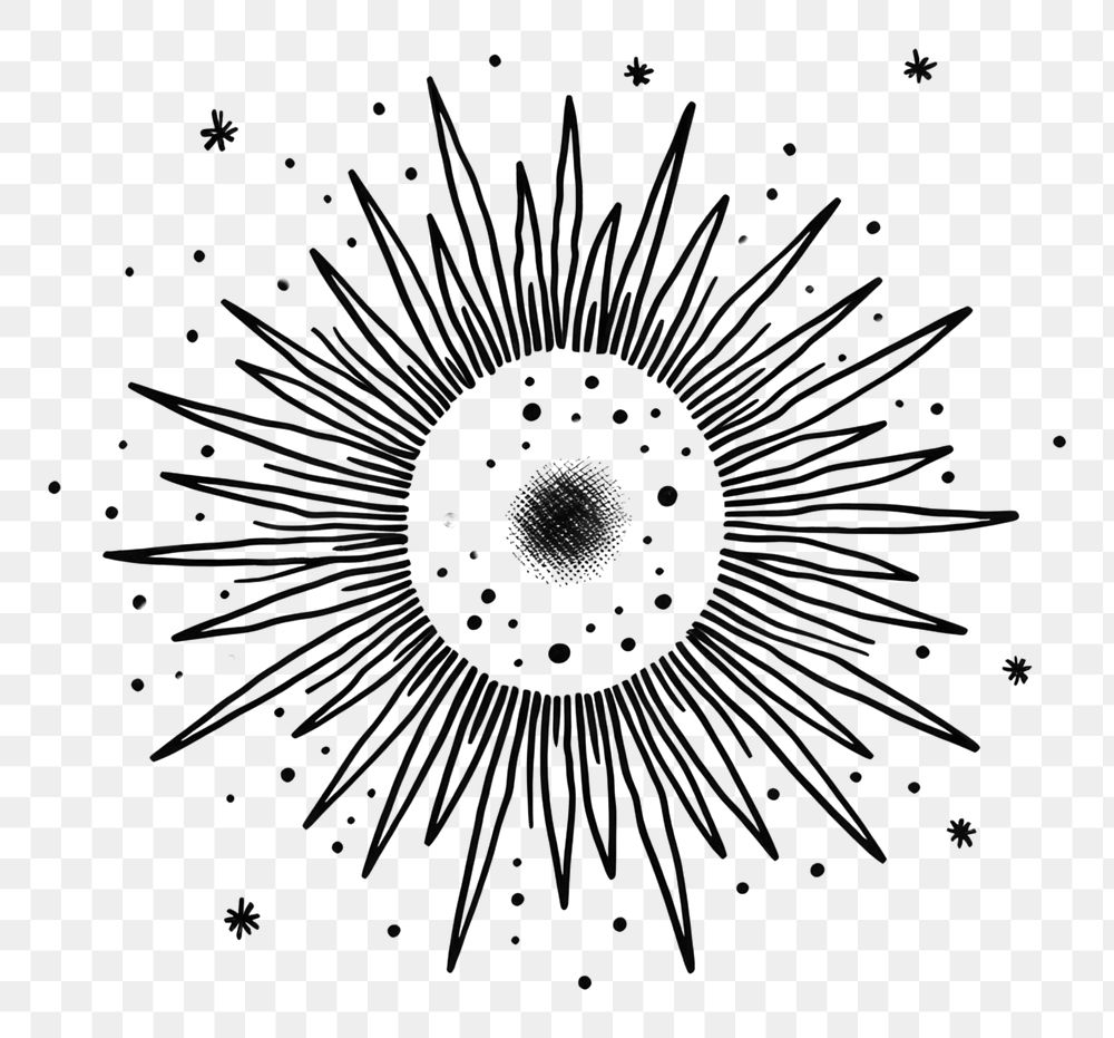 PNG Sun drawing sketch line. | Free PNG - rawpixel