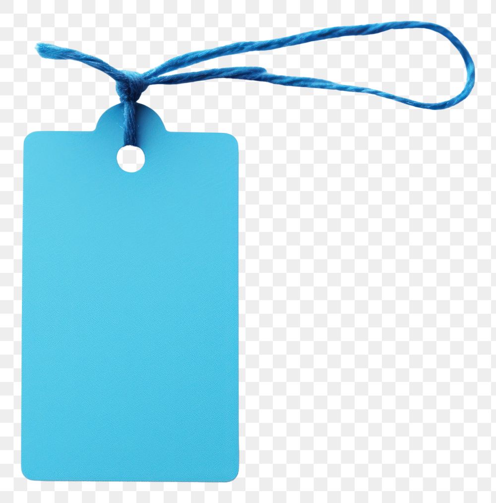 PNG Blue gift tag rectangle | Free PNG - rawpixel