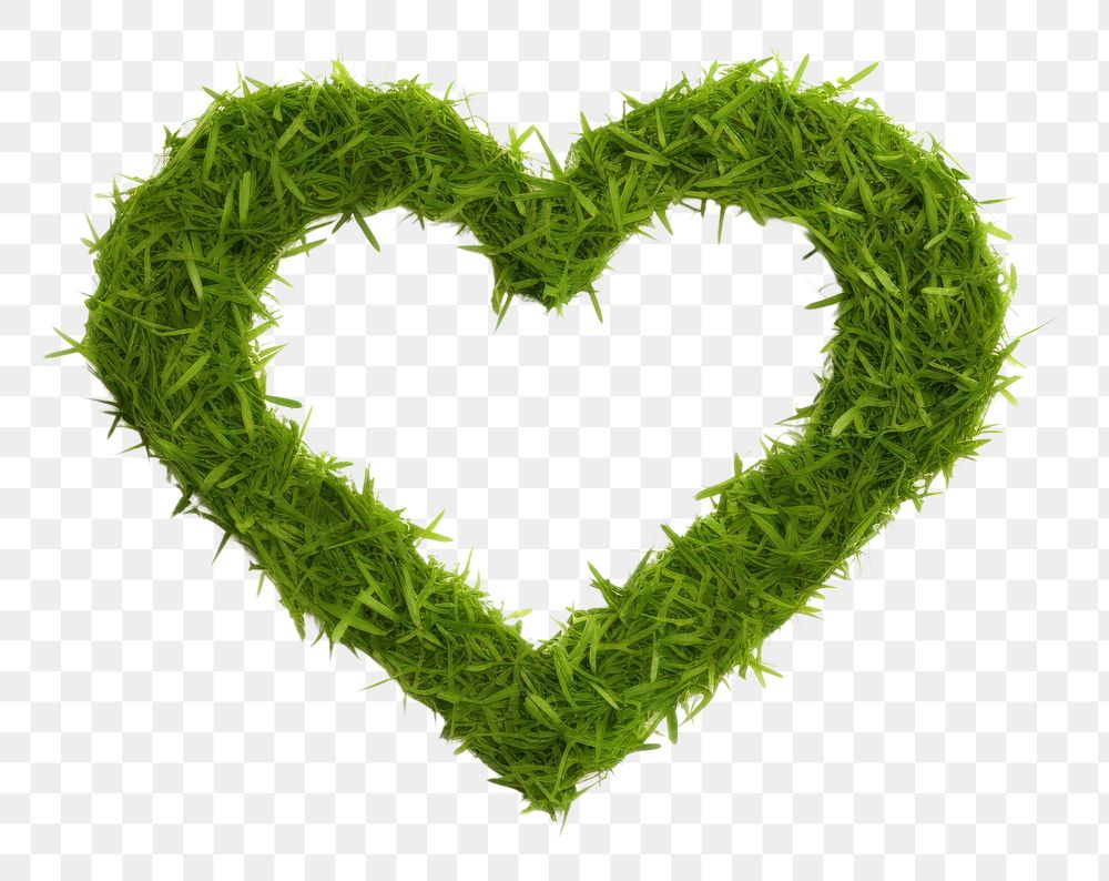 PNG Grass texture plant heart | Free PNG - rawpixel