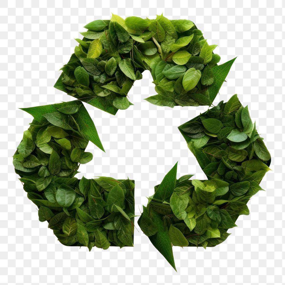 PNG Recycle icon leaves plant | Premium PNG - rawpixel